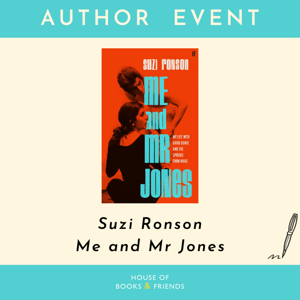 BOOK AND TICKET: An Afternoon with Suzi Ronson | House of Books & Friends